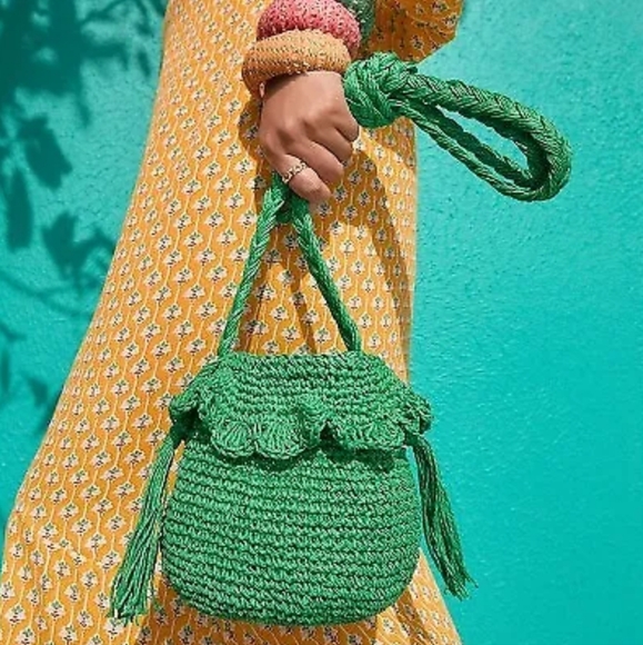 RHODE | Bags | Rhode X Target Crochet Bucket Bag Dark Green | Poshmark